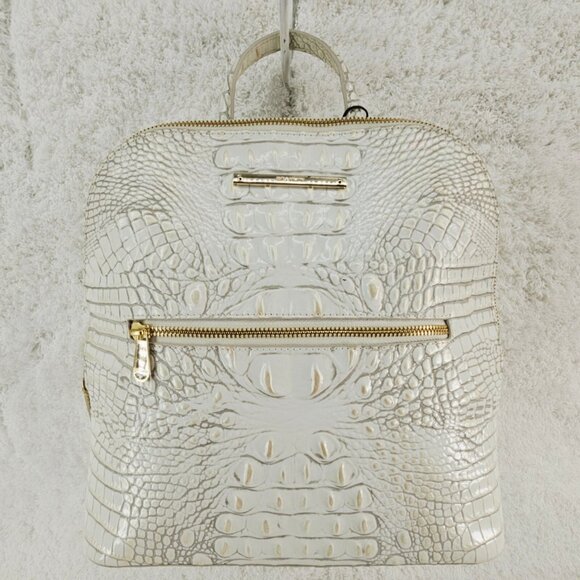Brahmin | Bags | Brahmin Felicity Pearl Melbourne Leather Backpack New ...